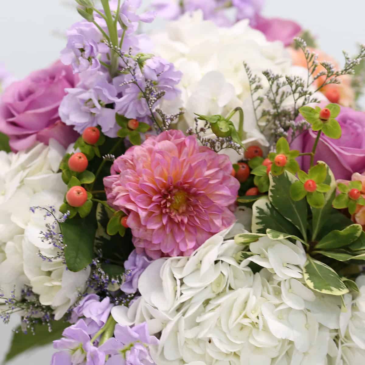 Floral Rhapsody | Luxury Flower Arrangement in 3 Vase Colors – Le Bouquet